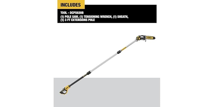 Dewalt DCPS620B DEWALT 20V MAX Cordless Pole Saw