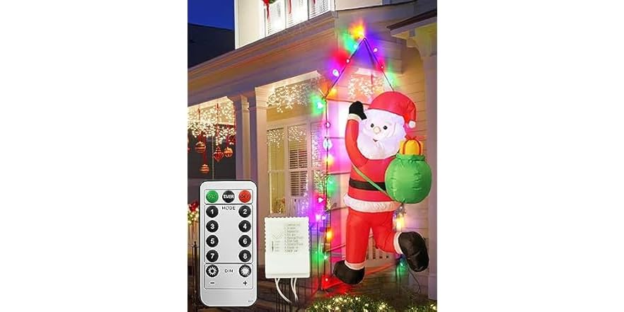 5FT Christmas Inflatable Santa Claus