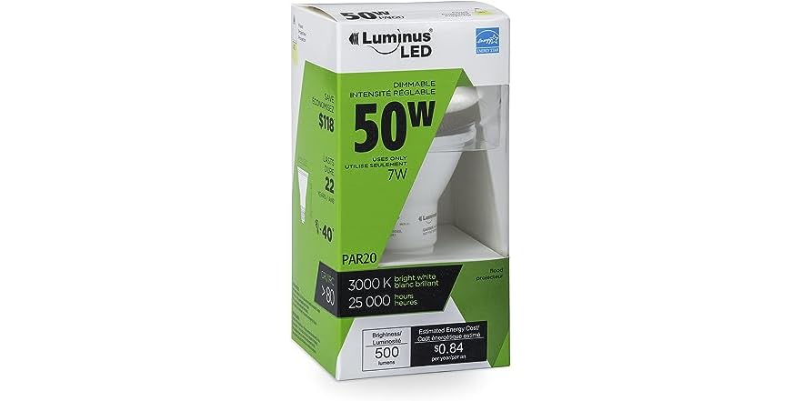 Luminus PLYC3223 Par20 Flood - 7W (50W)