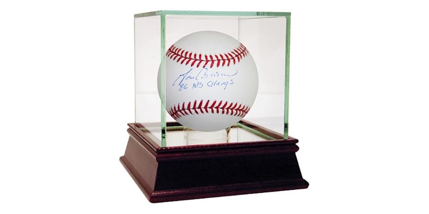 Tim Corcoran Signed Baseball, 86 WS Champs