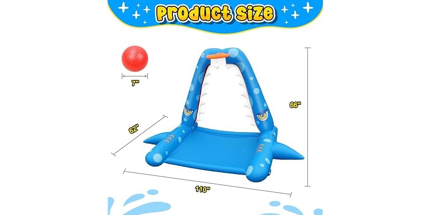 JOSEN W1665 Sprinkler for Kids Outdoor Play
