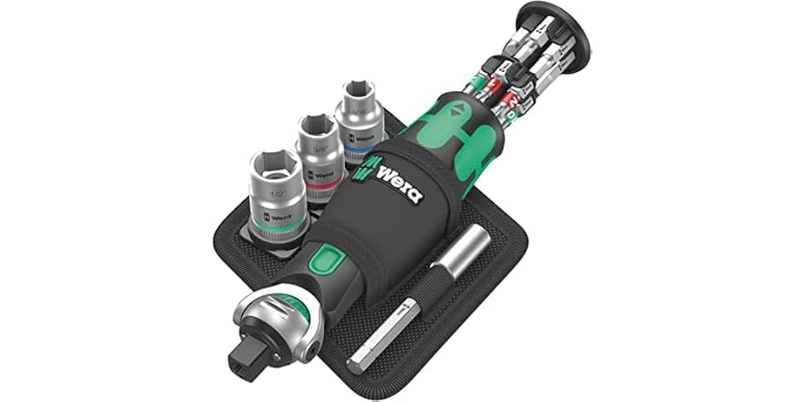 Wera 8009 Zyklop Set Imperial 2 Ratchet Set 18pc