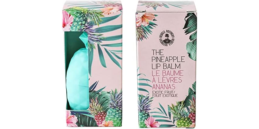 Pineapple-Shaped Lip Balm