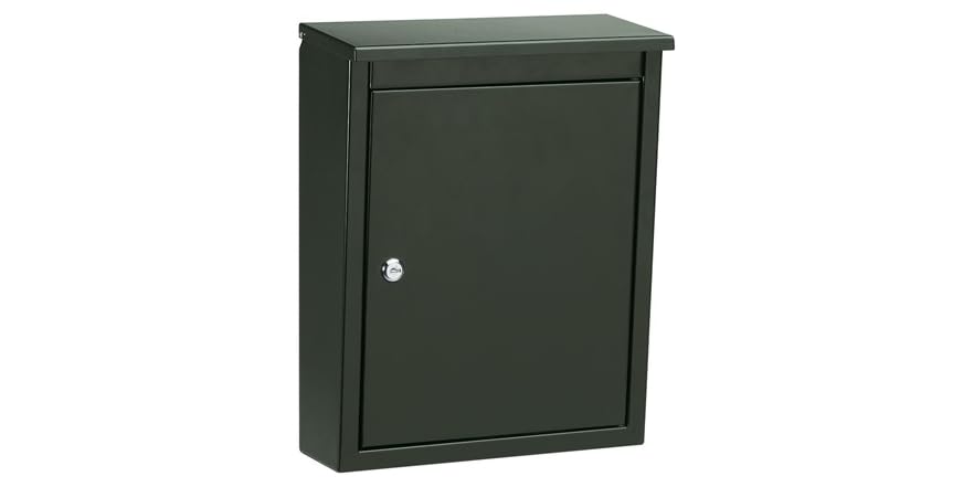 Soho Wall Mount Mailbox Black