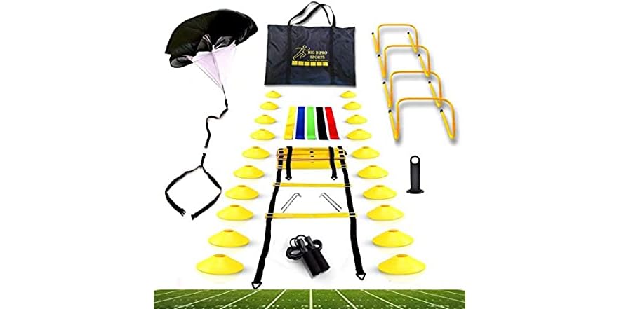 Big B Pro Sports Deluxe Agility Hurdles