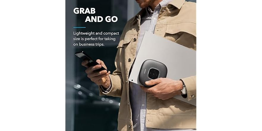 Anker B089T23MZG Anker PowerConf+ Bluetooth Speakerph (Open Box)
