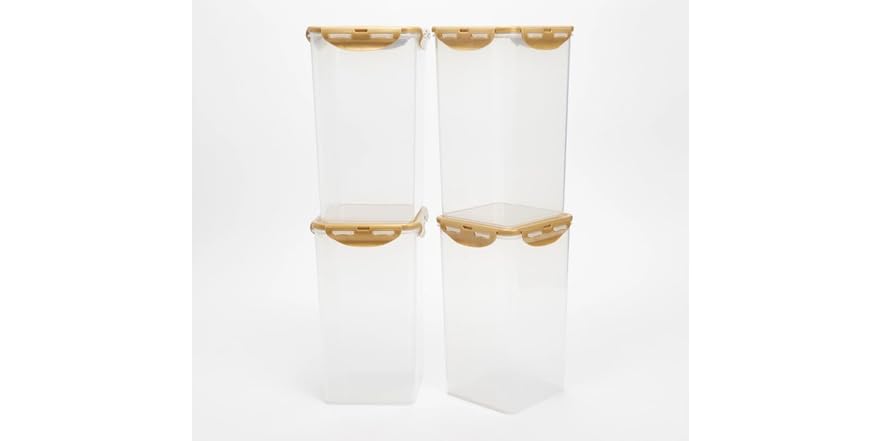 LocknLock 4-Pc Tall Canister Storage Set