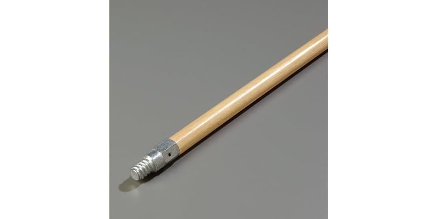 Carlisle Wood Handle with Metal Threaded Tip