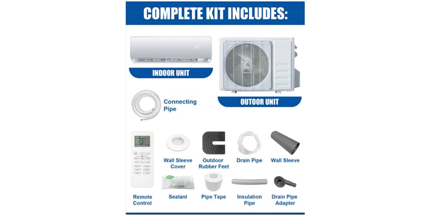 Cool Living 18K 230V Mini Split AC