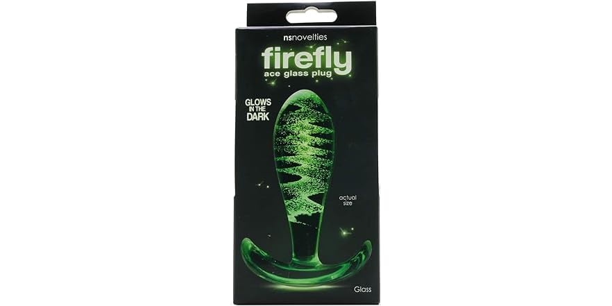 NS Novelties Firefly Glass - Ace Glass Plug - Clear