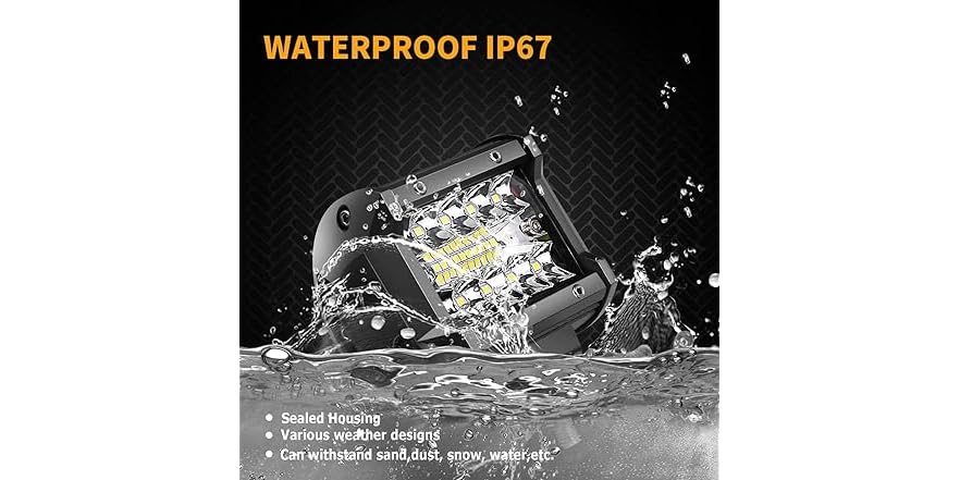 TURBO SII LED 4in 60W Auto Light/Work Light Pods