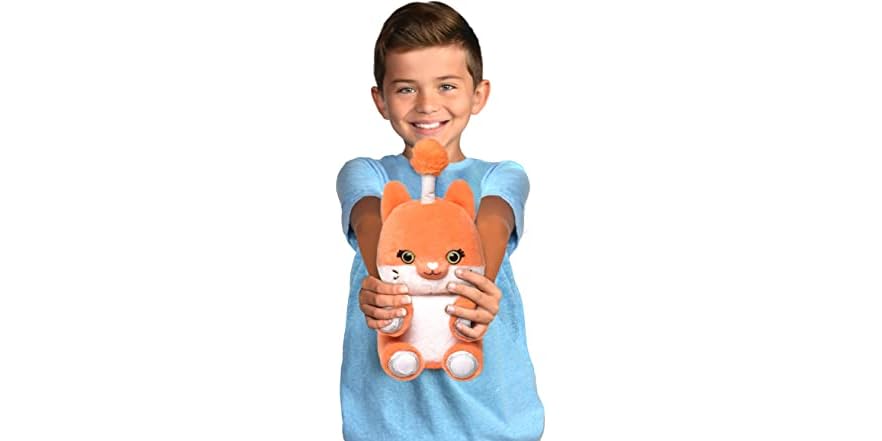 Fuzzible Friends Cubby The Fox Plush