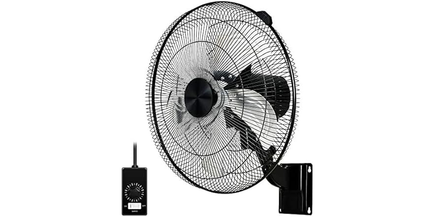Simple Deluxe 18 Inch Wall Mount Fan
