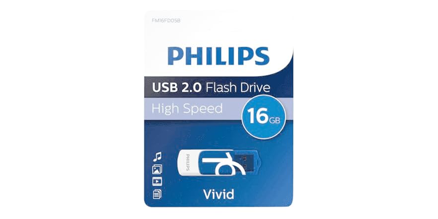 Philips USB 2.0 Vivid 16GB 10-Pack