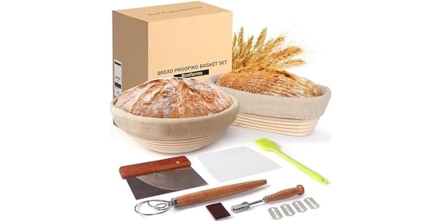 Banneton Bread Proofing Basket Set