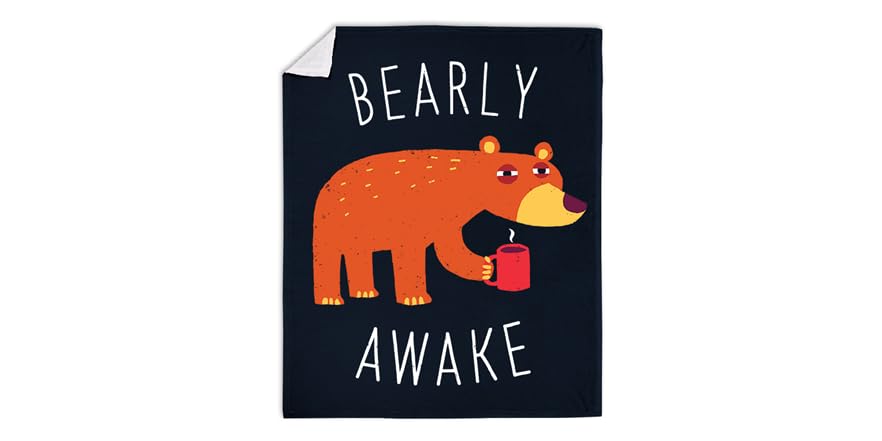 "Bearly Awake" Blanket
