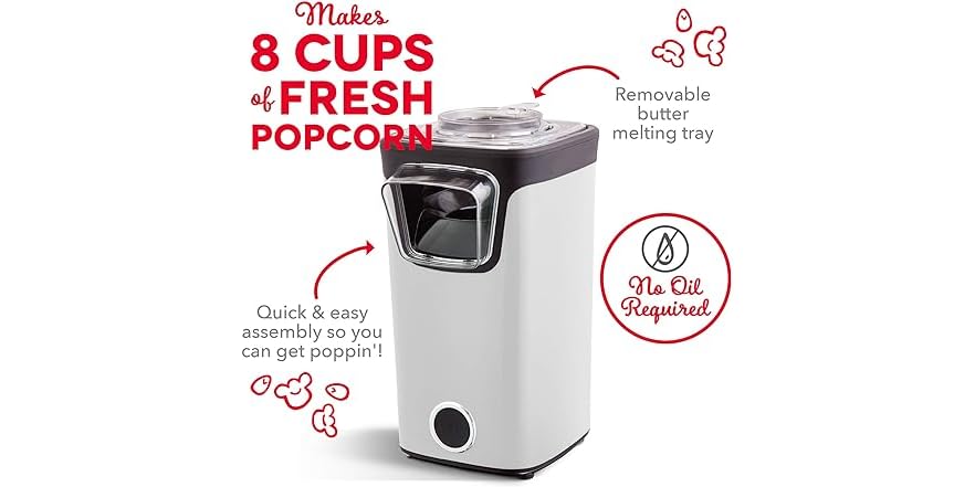 DASH Turbo POP Popcorn Maker with Cup