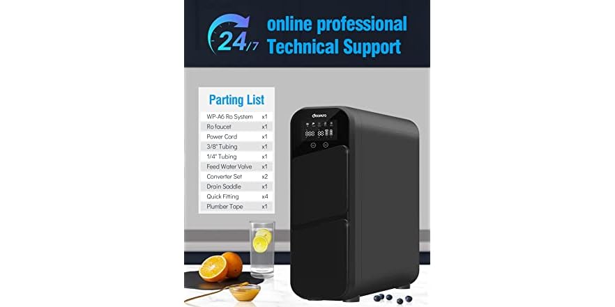 Deepuro RO Water Filter System