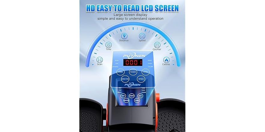 Putnen Under Desk Elliptical Machine