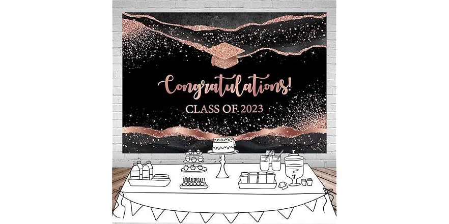 Mocsicka Graduation Backdrop