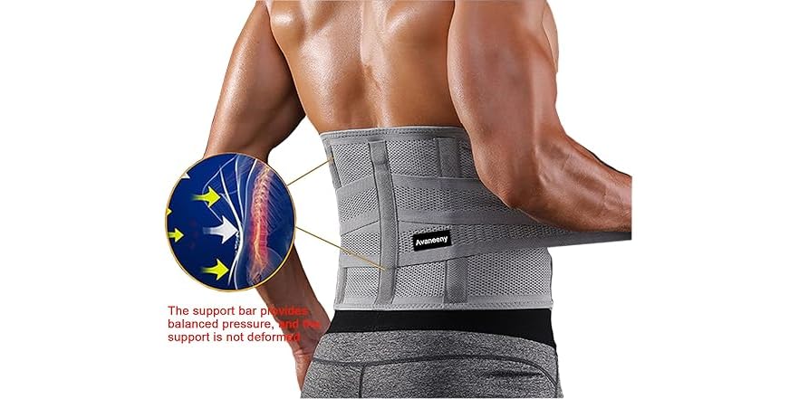 4 Stay Adjustable Back Support Belt