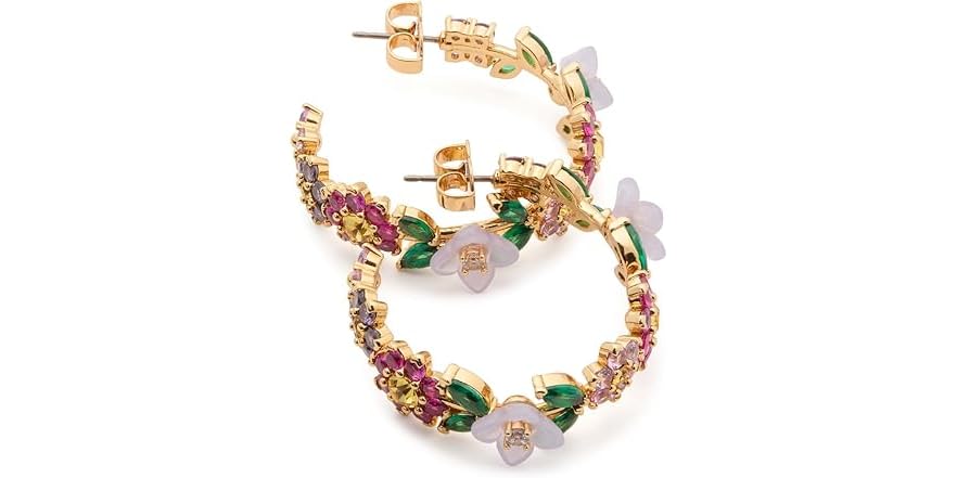 kate spade new york Bursting Blooms Hoop