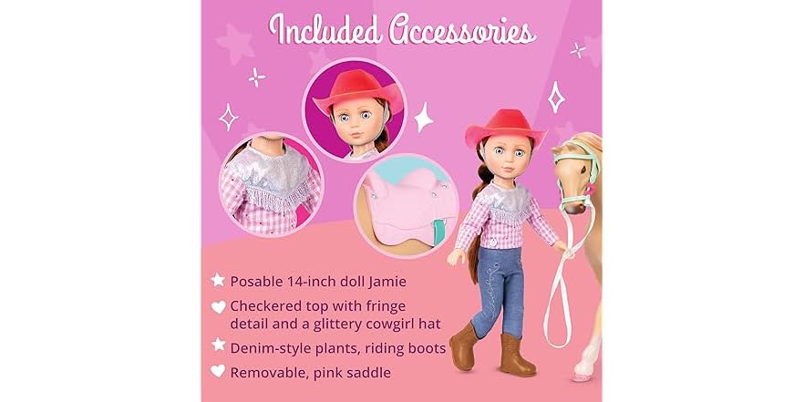 Glitter Girls Jaime Doll & Jumper Horse