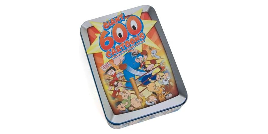 Giant 600 Cartoon DVD Set Collector’s Edition Tin