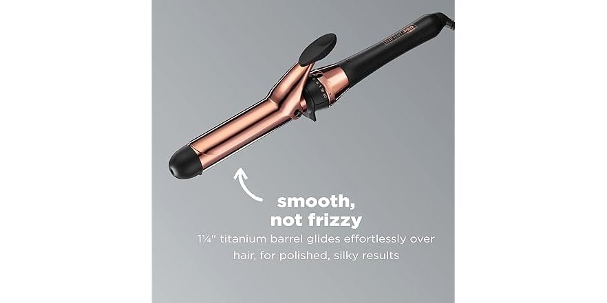 CONAIR INFINITIPRO Rose Gold Titanium 1-Inch Curling Iron