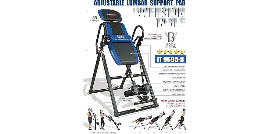 Body Vision IT 9695-B Inversion Table
