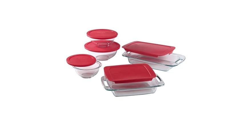 Pyrex Pyrex 10-Piece Bake and Prep Set