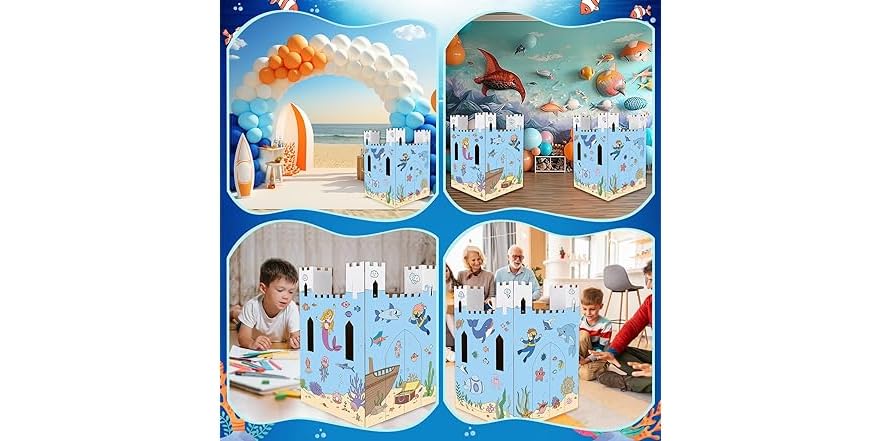 1 PC Under The Sea Cardboard DIY Craft