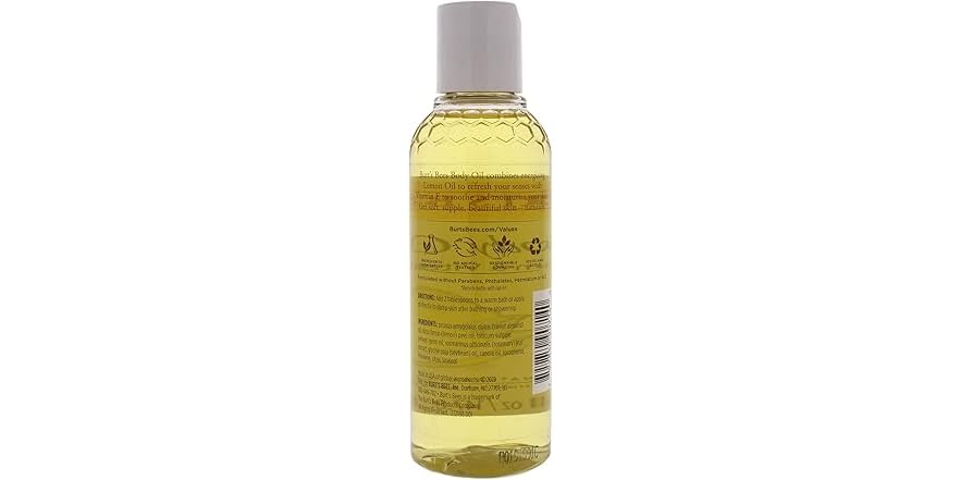 Burts Bees Body Oil - Lemon and Vitamin E Unisex Oil 5 oz
