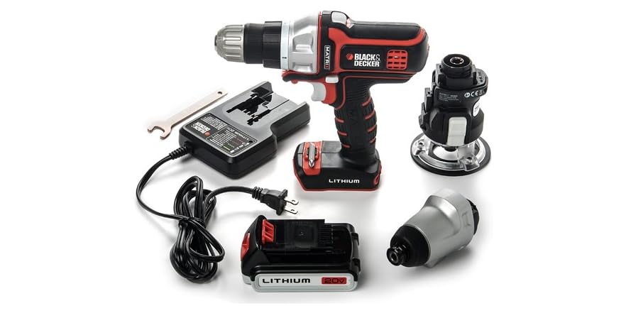 Black & Decker Matrix Drill & Router Kit