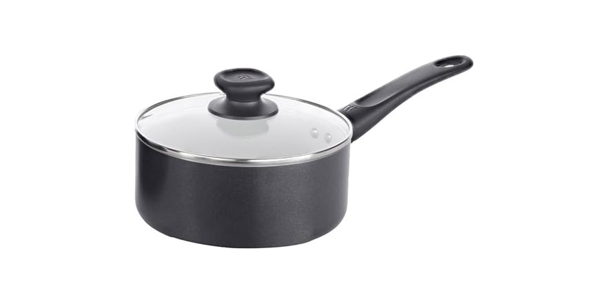 WearEver Nonstick Ceramic 10-Piece Cookware Set, Black