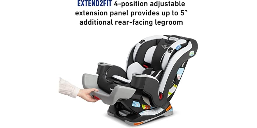 Graco Extend2Fit 3-in-1 Car Seat, Norah New/Open Box