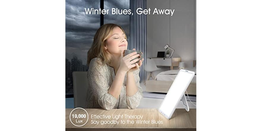 Miroco Light Therapy Lamp, UV