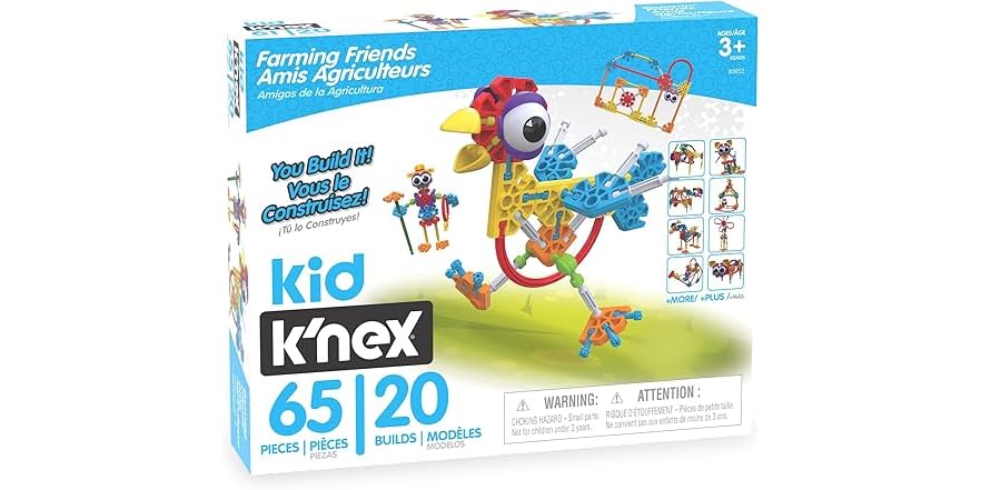 K'NEX Kid Farmin' Friends Building Set