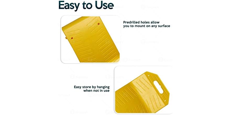 Car/Truck Tire Saver Ramps- Tire Cradle