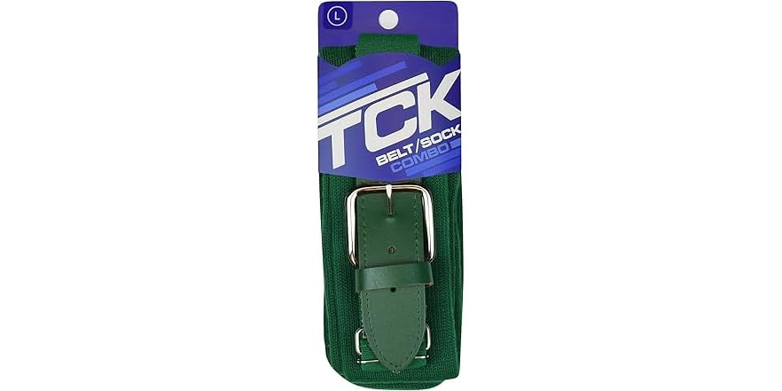 TCK Twin City Baseball Sock & Belt Combo