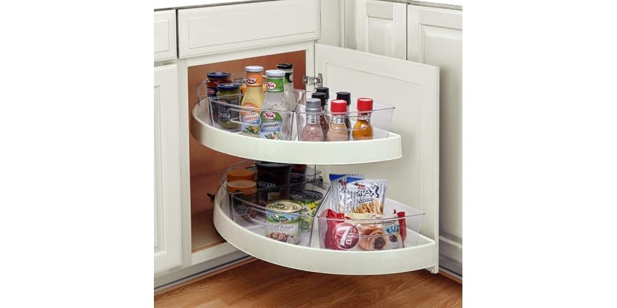 Sorbus Wedge Storage Bin Organizer- 4 Pack