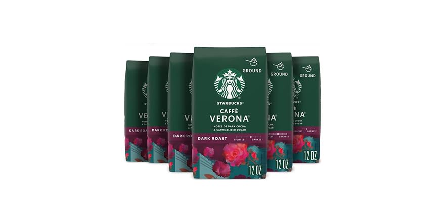 Starbucks Verona Dark Ground 12oz 6 Pack