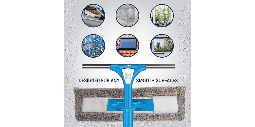 SCRUBIT Extendable Squeegee Window Cleaner