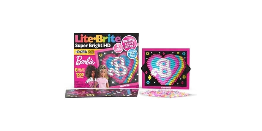 Lite Brite Super Bright HD, Barbie Edition