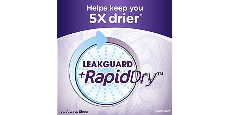 Always Xtra Protection Extra Long Daily Liners 68 Count