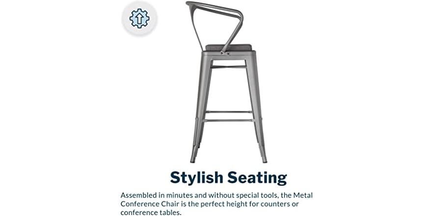 Vari Metal Conference Chair