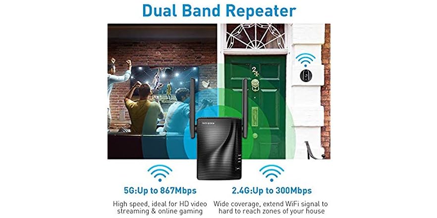 ROCK SPACE WiFi Extender