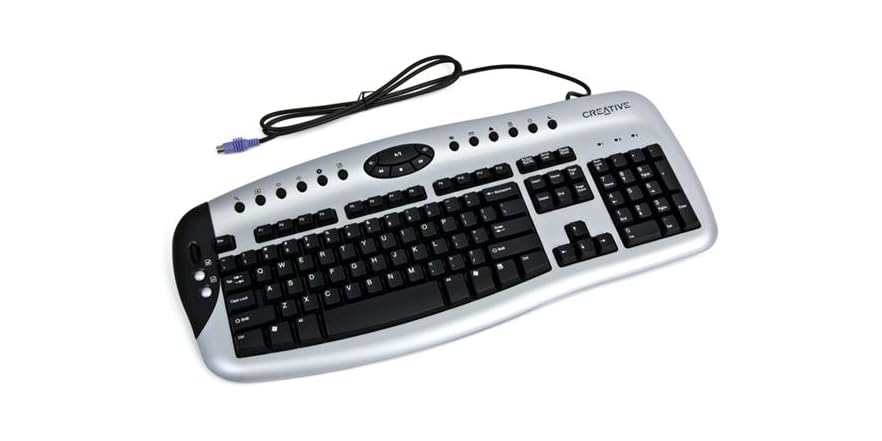 Creative PS2 Multimedia Keyboard with Quicktask