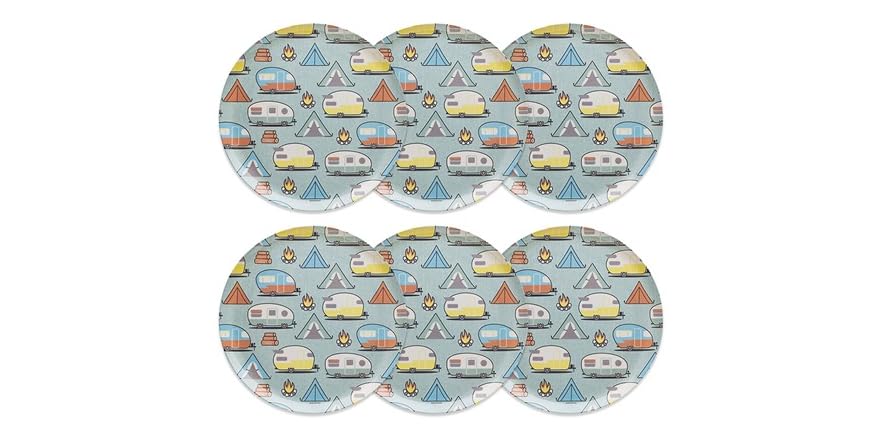 Zak! Designs Adventurer Plate, Set of 6