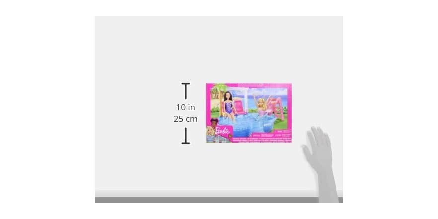 Barbie Glam Pool and Slide with Chairs